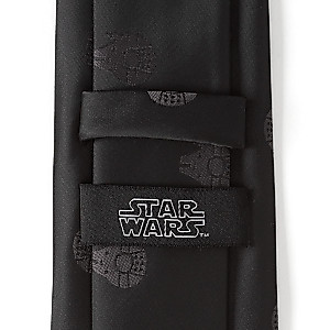 Cufflinks Inc. Millennium Falcon Black Tonal Men's Tie