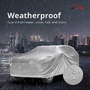 CarCovers Weatherproof SUV Cover & Warranty Compatible with Subaru 2018-2019 Crosstrek - Outdoor Cover Theft Cable Lock SUV Accessories Better Than Waterproof