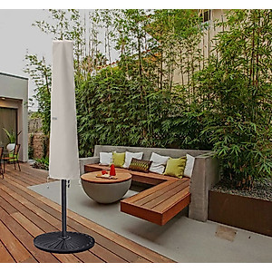 Garden Balsam Umbrella Cover for 6ft to 9ft Patio Umbrellas, Waterproof and Durable Market Umbrella Cover with Zipper and Rod