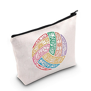 MNIGIU Volleyball Lover Gifts - Makeup Bag & Street Ball Lover Gift