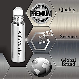 ALFAMARKER Unlimit - Pheromone Cologne for Men - Men`s Pheromone Oil Perfume Set 2x5 ml - Great Holiday Gift - Long-Lasting Scent