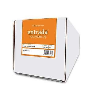 Moab Entrada Rag Fine Art, 2-Side Bright White Matte Inkjet Paper, 15.5 mil, 190gsm, 24"x66' Roll