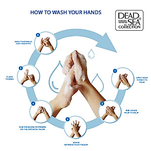 Dead Sea Collection Hand Soap Pump Almond Vanilla - Moisturizing Hand Wash Liquid with Dead Sea Minerals - Almond Vanilla Oils, Balancing & Soothing Pack of 2 (33.8 Fl Oz Each) - 67.6 Fl Oz Total