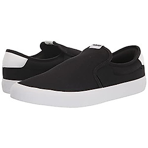 adidas Unisex Vulcraid3r Slip on Running Shoe, Core Black/Core Black/White, 10 US Men