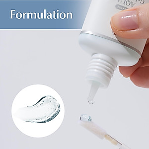 BL Lashes Gel Lash Glue Remover For Eyelash Extension, Alcohol Acetone GBL Free, Low Irritation, Suitable for Sensitive Skin, Fast Action Dissolves Strong Glue in 2 Minutes, 0.51 oz