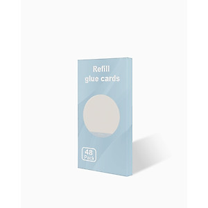 48 Pcs Refill Glue Boards 3.4" Sticky Pads Compatible with DynaTrap DT152 and Katchy Duo Indoor Fly Trap Bug Catcher Insect Mosquito Zapper Lamp