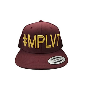 The World Of Hats Gorra Grossera Burgandy Snapback Yupoong