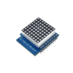 Matrix LED Shield V1.0.0 for WEMOS D1 Mini Digital Signal Output Controller Module 8 X 8 Dot Board Control