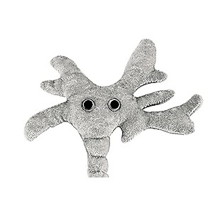GIANTmicrobes Brain Cell Plush, Neuron Plush, Neuroscience Gifts, Neurology Gifts, Science Plush, Neuron Model Anatomy, Psychology Gifts, Psychology Decor, Brain Themed Gifts, Mental Health Awareness