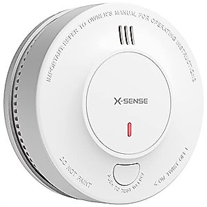 X-Sense Smoke Alarm, 10-Year Battery Fire Alarm Smoke Detector with LED Indicator & Silence Button, SD2J0AX