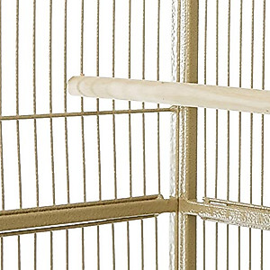 A&E CAGE CO 32-Inch by 21-Inch Flight Cage and Stand, Sandstone