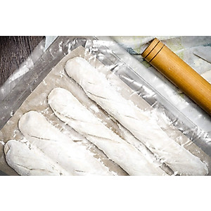 Wowfit 500 CT 18x24 inches 1 Mil Clear Plastic Flat Open Poly Bags Great for Proving Bread, Dough, Storage, Packaging and More (18 x 24 inches)