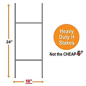 Large 24" x 18" - SE RENTA - Spanish Home For Rent Yard Sign with Metal Ground Stake Included - Double Sided - Waterproof - Made in America!