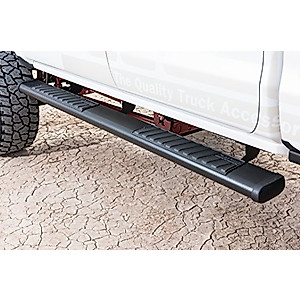 Dee Zee DZ16121 6" Oval Texture Black Steel Side Steps