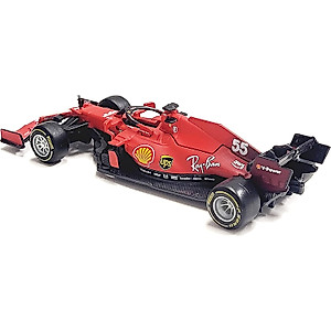 Bburago B18-36829S 1:43 F1 2021 Ferrari SF21 SAINZ, Assorted Designs and Colours