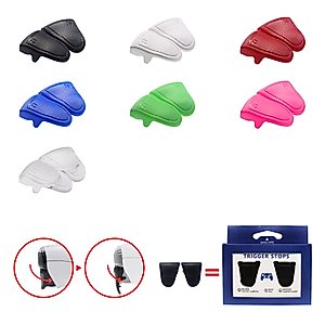 1 pair Trigger Pad Joystick Extender Triggers Buttons for PS5 Controller Trigger Stop lock system Assistant Button for Playstation 5 (Black)