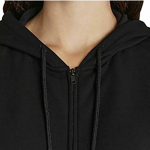 Eddie Bauer Women's Supersoft Full Zip Hoodie Jacket (Large.Black)