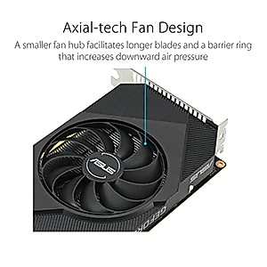 ASUS Phoenix NVIDIA GeForce GTX 1630 Gaming Graphics Card (PCIe 3.0, 4GB GDDR6 Memory, HDMI 2.0, DisplayPort 1.4a, DVI-D, Axial-tech Fan Design, Dual Ball Fan Bearings, Auto-Extreme)
