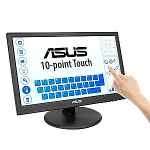 ASUS VT168HR 15.6" Full HD 1366X768 HDMI Back-lit LED Monitor, Black