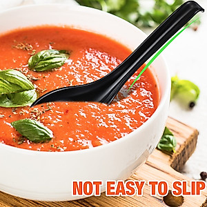 Hoolerry 50 Pieces Chinese Soup Spoons Bulk Asian Soup Spoons Melamine Ramen Spoons Colorful Japanese Soup Spoon for Wonton Pho Miso Ramen Rice Noodle, 5 Colors