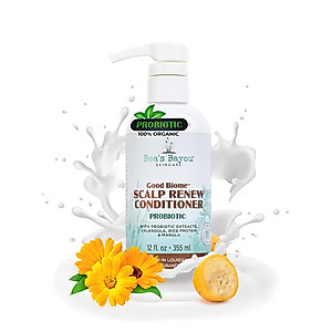 Bea's Bayou Dry Scalp Shampoo for Itchy Scalp Treatment - Anti Dandruff Shampoo - Flakes Shampoo, Probiotic Extracts Microbiome - Dandruff Treatment | Seborrheic Dermatitis Scalp Treatment - 12 Fl Oz