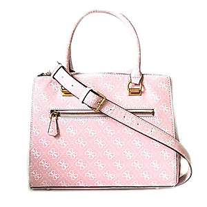 GUESS Alexie Girlfriend Satchel, Pink Logo