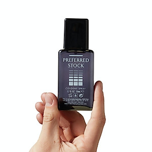 Stetson Preferred Stock - Cologne Spray for Men - Leathery, Woody, and Casual Aroma with Fragrance Notes of Cypress, Balsam Fir, and Sandalwood - 1.7 Fl Oz