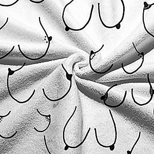 Asdfaf Boobs The Breast Kitchen Towels - Dish Cloth - Machine Washable Cotton Kitchen Dishcloths,Dish Towel & Tea Towels for Drying,Cleaning,Cooking,Baking