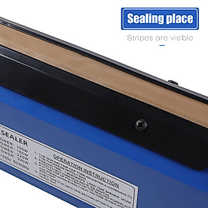 Boshen 10 Pack Impulse Sealer Replacement Heat Sealer Replacement Element Grip Impulse Sealer Heating Element Service Spare Repair Kit(300x3mm)