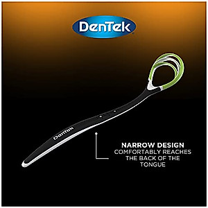 DenTek Tongue Cleaner, Fresh Mint, Removes Bad Breath, 2 Pack