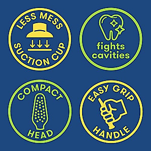 Firefly Ready Go Light Up Timer Toothbrush, Avengers, Premium Soft Bristles, 1 Minute Timer, Less Mess Suction Cup, Battery Included, Easy Storage, Dentist Recommended, For Ages 3+(Character May Vary)