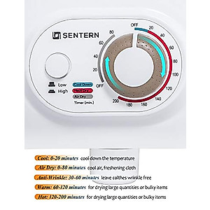 Merax Compact Laundry, Electric Portable Clothes Dryer with Stainless Steel Tub, Panel Downside Easy Control with 4 Automatic Drying Mode, White