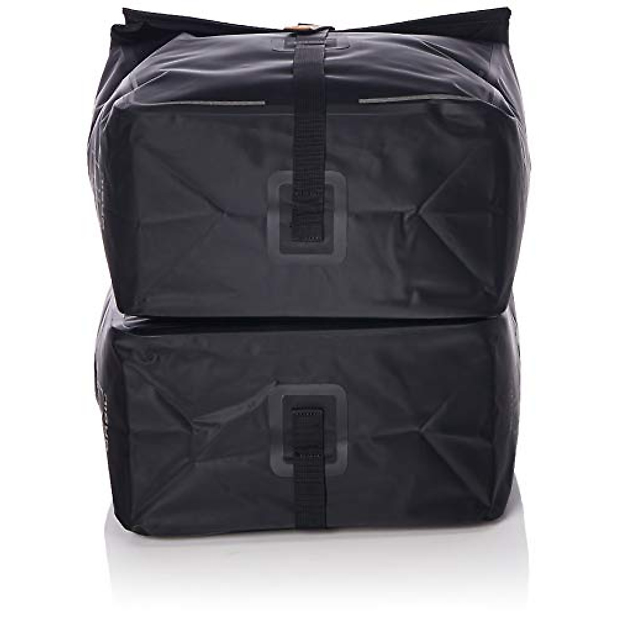 Basil, Urban Dry Double Bag, Double Bag, Solid Black, 50 Litre (17659)