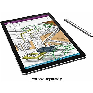 Microsoft Surface Pro 4 Bundle, 12.3 inches Touchscreen PixelSense 2736 x 1824, Intel Core i5-6300U 2.4 GHz, 4GB RAM, 128GB SSD Windows 10 Pro (Renewed)