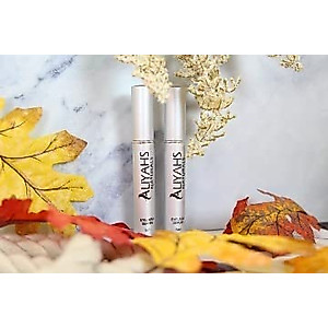 Organic Eyelash & Brow Growth Serum – Natural Lash Enhancer for Longer, Thicker Lashes – Cruelty-Free, Hypoallergenic, Vitamin-Rich, Peptide Formula with Biotin & Keratin – Best for Sensitive Eyes,5ml