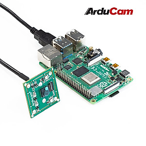 Arducam 8MP 1080P USB Camera Module for Raspberry Pi, 1/4” CMOS IMX219 Mini UVC USB2.0 Webcam Board with 1.64ft/0.5m USB Cable for Windows, Linux, Android and Mac OS