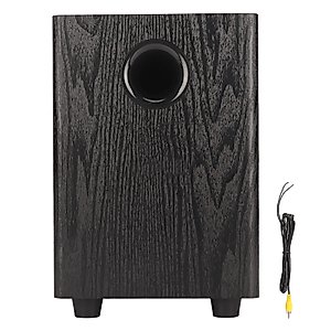 150W Powered Subwoofer, 6.5 in Speaker with High Shock Absorption, Ground Low Pass Filtering, Enhance The Bass, Plug and Play, Deep and Powerful Sound for Home Theater