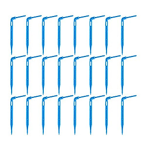 YARNOW 100pcs Garden Irrigation Curved Drop Arrow Water Saving Arrow Drip Head Emitter Plants Irrigation Micro Dripper Greenhouse Garden Fittings