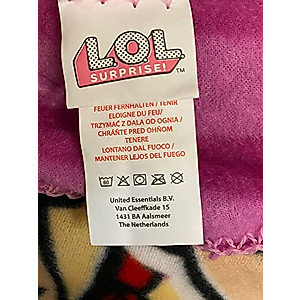 Surprise The Snuggle is Real Doll Soft Fleece Throw Blanket (Snow Stripes)