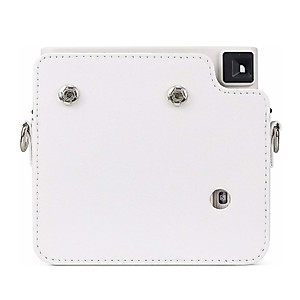 Fujifilm Instax Square SQ1 Instant Camera (White) Bundle with Fujifilm Instax Square Film Twin Pack (20 Exposures), Polaroid Postcard Set, Polaroid Film Kit and Square Camera Case (5 items)