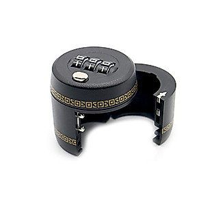 GOSONO Plastic Bottle Password Wine Lock Combination Stopper Vacuum Plug Device Preservation For Furniture Lock Hardware champagne keep fresh bottle Plug