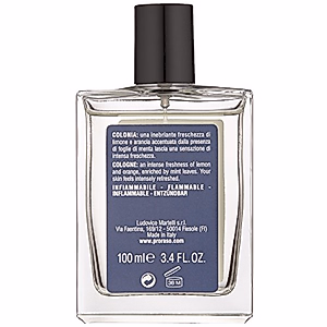 Proraso Eau De Cologne, Azur Lime, 3.4 Fl Oz