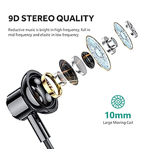 LHJRY 100 Hours Playtime Bluetooth Headphones with Mic, Magnetic, TF Card Slot, Light&Comfortable Wireless Neckband Headset, IPX5 Waterproof Sport Earbuds for Home Office Gym