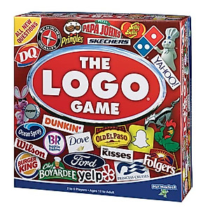 The Logo Game - The Game of Things You Know and Love! - Fun Party Game - Ages 12+ - 2-6 Players