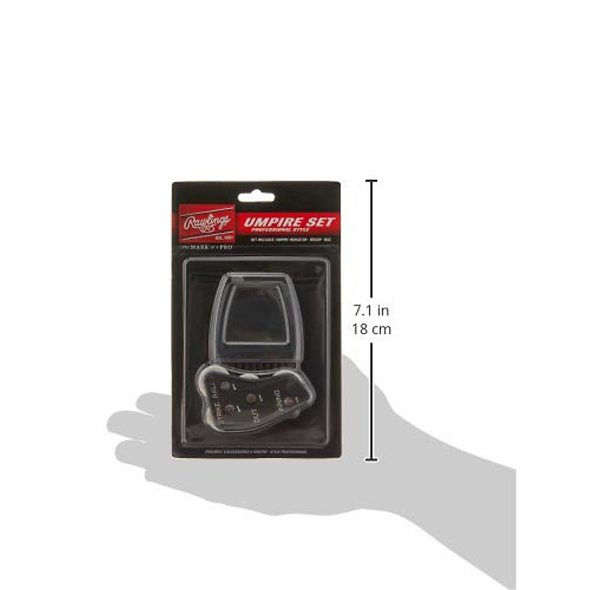 Rawlings | Umpire Accessories Set | Includes 4-Dial Indicator, Brush & Bag