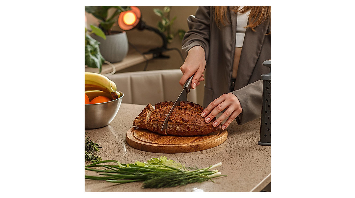 BIOL 12” Oak Cutting Board - Perfect for Charcuterie