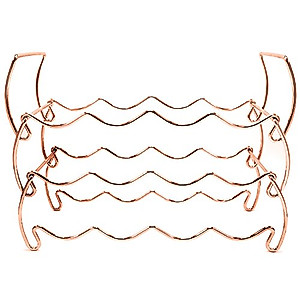 Sorbus® 3-Tier Stackable Wine Rack - Classic Style Wine Racks for Bottles - Perfect for Bar, Wine Cellar, Basement, Cabinet, Pantry, etc - Hold 12 Bottles, Metal (Copper)