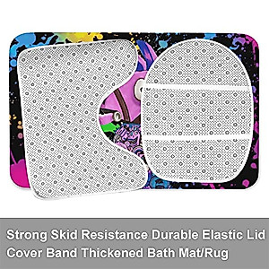 Bathroom Set Comfortable Polyester Bathroom Set, Including Hooks, Bathroom 4 Piece Set