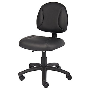 Boss Office Products Posture Task Chair, No Arms, Black