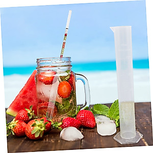 FELTECHELECTR 2 Sets American Attenuation Meter Mead Kit Fermented Beverages Test Jar Brewing Hydrometer Tester Hydrometer Test Jar Hydrometer Kit Brewing Tool Beer Mead Making Kit Plastic